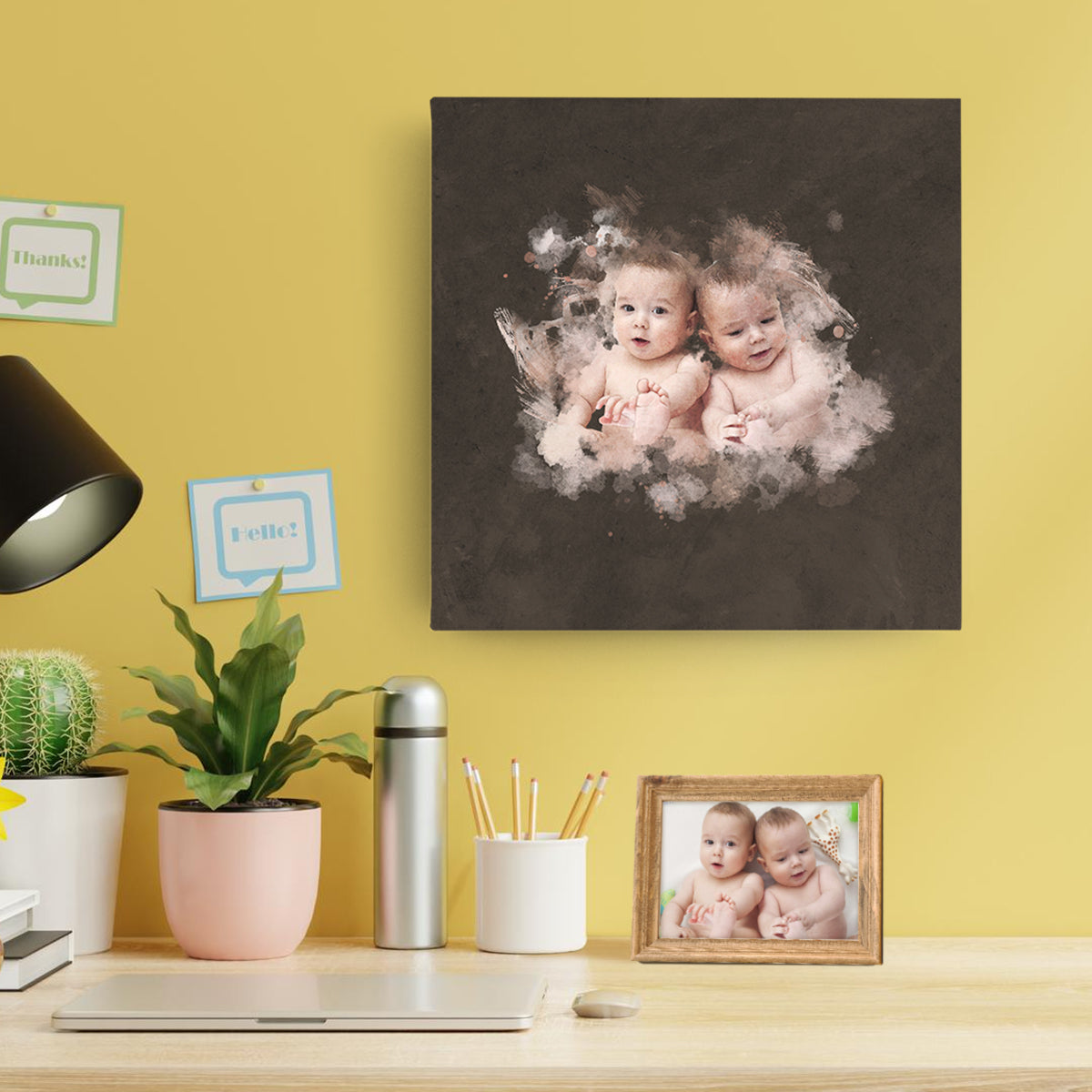 Watercolor Portrait | Customized unique art - Grove Street Art