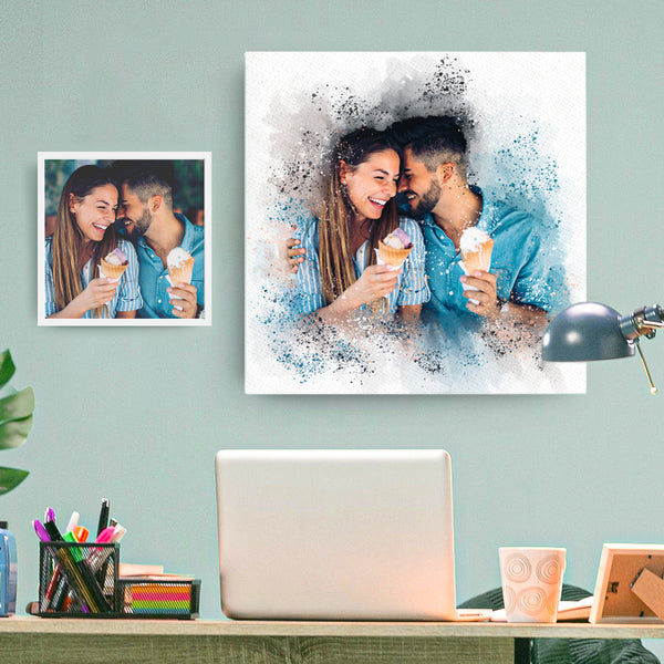 Watercolor Portrait | Customized unique art - Grove Street Art